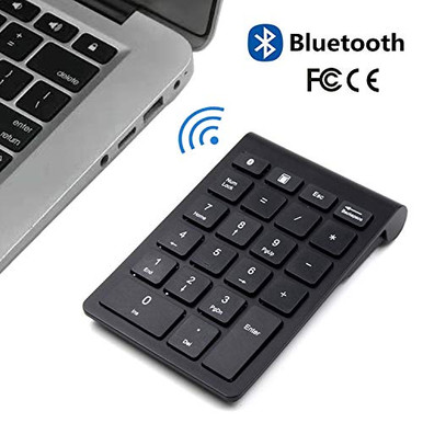Bluetooth Number Pad, Wireless Bluetooth Slim 22-Key Financial ...