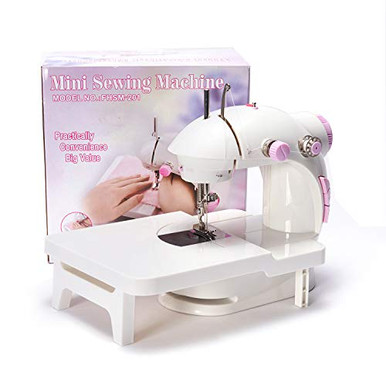 dilib Mini Sewing Machine with Extension Table - Double Speed Portable ...