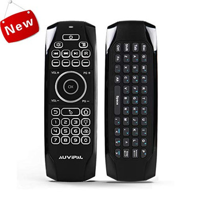 AuviPal G9 Backlit Keyboard Remote Combo (5 Programmable Keys + QWERTY ...