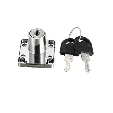 uxcell Drawer Cabinet Lock, 3/4-inch Cylinder Diameter Zinc Alloy ...