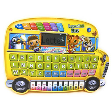 Mallya Educational Touch Alphabet Learning School Bus Table Toy for ...