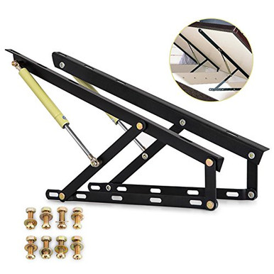 Happybuy Pair 2FT Pneumatic Storage Bed Lift Mechanism Heavy Duty Gas ...
