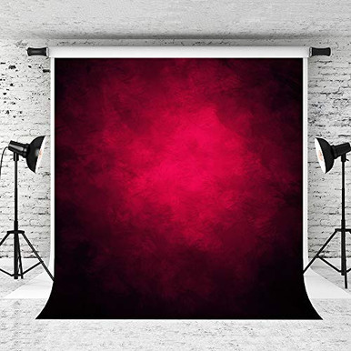 Kate 5x7ft Wine-Red Portrait Photography Backdrop Abstract Deep Red ...