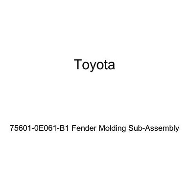 Genuine Toyota 75601-0E061-B1 Fender Molding Sub-Assembly ...