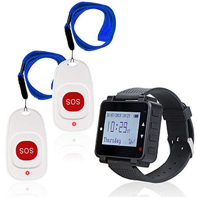 Retekess T128 Wireless Caregiver Pagers Wireless Nurse Calling System ...