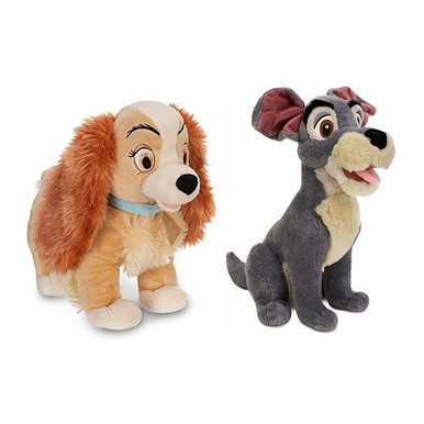 Disney Store Exclusive Lady And The Tramp Plush Set Featuring 11" Lady ...