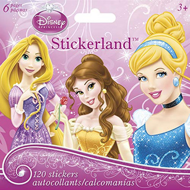 Trends International Disney Princess Mini STICKERLAND Pad - 6 Page ...