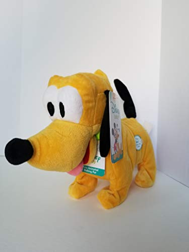 Disney Baby Pluto Animated Walking and Wags Tail Pet Includes Batteries ...