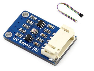 waveshare UV Detection Sensor Module (B) I2C Ultraviolet Ray and Ambient Light Intensity ...