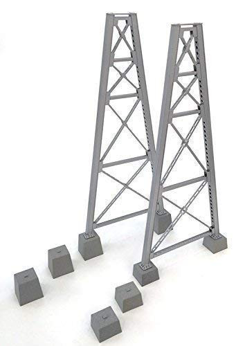 Walthers SceneMaster Steel Railroad Bridge Tower Bent 2 Pack - Kit ...