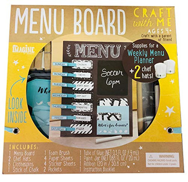 Bendon Imagine Menu Board Craft Kit for Kids! Create A Weekly Menu ...