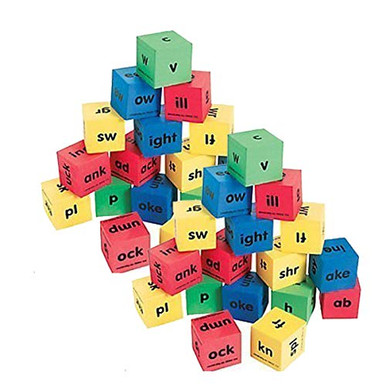 Fun Express Reading Dice, Word Family Dice, Phonics Game (Pack of 2 ...