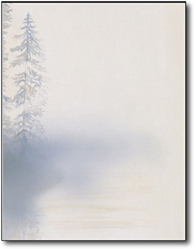 Morning Mist Stationary Letterhead Paper - 80 Sheets - Warehousesoverstock