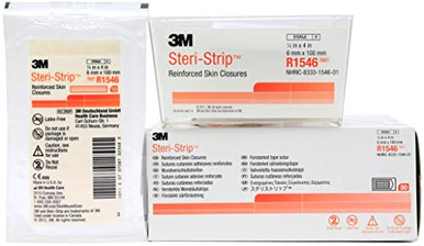 3M R1546 Steri-Strip Skin Closures - 1/4' x 4" - 50 envelopes of 10 ...