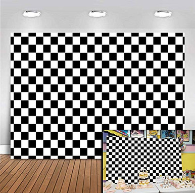 Checkered Flag Theme Photography Backdrops Photo Booth Props Vinyl ...