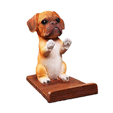Puppy Dog Cell Phone Stands Smartphone Holder for Desk Saint Bernard ...
