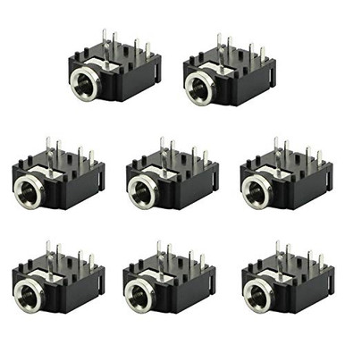 RuiLing 8-Pack 3.5mm PJ-307 Female Audio Monostereo Dualstereo ...