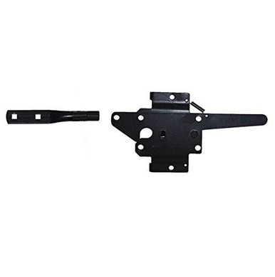 Kiavetta Flush Mounted Gate Latch 10" Black | Vinyl Gates | PVC Gates ...
