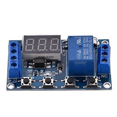 DC 6V~30V Multifunction Trigger Delay Time Module Switch Control Relay Cycle Timer Digit LED ...