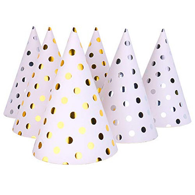 Happy Birthday Party Hats For Kids Birthday Hat Assortment Silver Gold ...