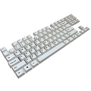 PBT Keycaps 87 Keyset Dye Sub Cherry MX Key Caps Top Printed/Thick ...
