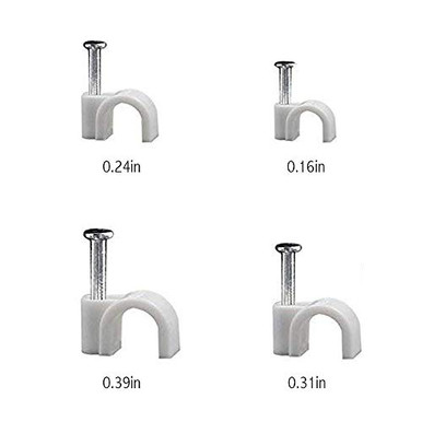 Nail in Cable Clips,Clamps Cable Staples Nails,Round Cable Tacks ...