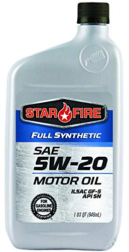 Star Fire Premium Lubricants 5W20 Full Synthetic Motor Oil 12/1QT ...