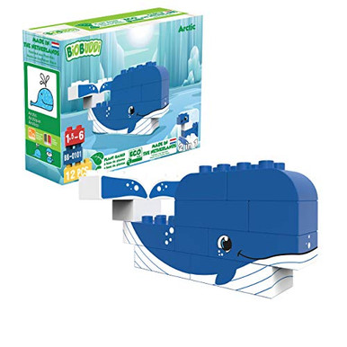 BIOBUDDI Wildlife Arctic Set - Children's Building Blocks Playset ...