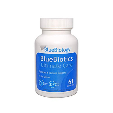 BlueBiotics Ultimate Care - Probiotic 61 Billion CFU - Shelf Stable ...
