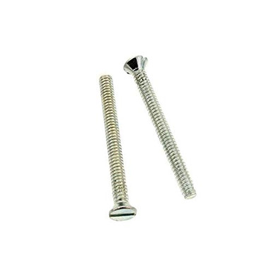 100 Pack Extra Long 1-1/2" 6-32 Screw Flat Head Device Mounting Screw ...