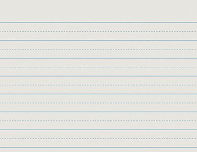 School Smart Alternate Ruled Writing Paper, 1 Inch Ruled Long Way, 11 x ...