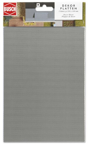 Busch 7036 Sheet hex Stone 2/ HO Scenery Scale Model Scenery ...