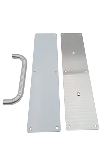 VRSS 304 Stainless Steel Satin Finish Door Push Pull Handles, 100mm ...