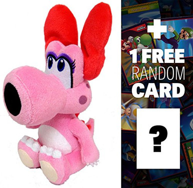Birdo: ~6" Super Mario Bros Mini-Plush + 1 FREE Official Super Mario ...