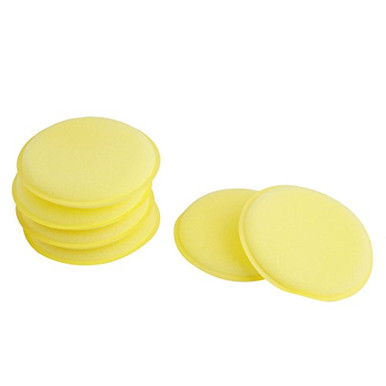 uxcell 6 x Yellow Car Wax/Polish/Detail Valet Foam Sponge Applicator ...