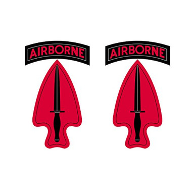 Two Pack US Army Special Operations Command Sticker FA Graphix Decal ...