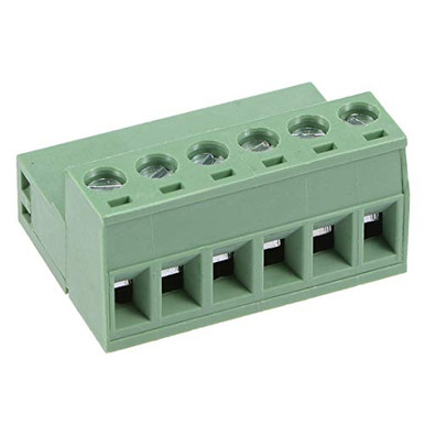 uxcell 6 Pairs 5.08mm Pitch 6Pin Pluggable Terminal Block Connector ...
