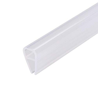 uxcell Frameless Glass Shower Door Sweep - Door Bottom Side Seal Strip ...