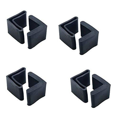 Flyshop Bed Frame End Caps Angle Iron Leg Black Rubber Foot Covers 1 ...