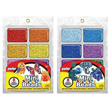 Perler Mini Beads Tray Bundle - Warm and Cool - Warehousesoverstock