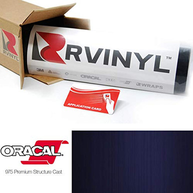 ORACAL 975 Brushed Aluminum Deep Blue 192-BA Wrapping Structure Cast ...