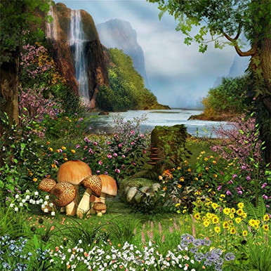 Baocicco 4x4ft Fairy Land Backdrop Fantastic Landscape Cartoon ...