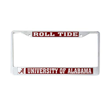 Desert Cactus University of Alabama Roll Tide Metal License Plate Frame ...
