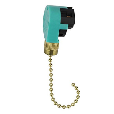 Hunter Ceiling Fan Switch ZE-268S6 Zing Ear 3 Speed 4 Wire Pull Chain ...