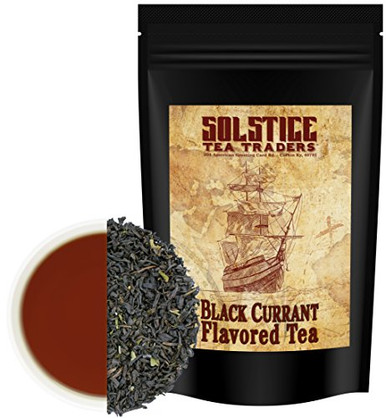 Blackcurrant Loose Leaf Black Tea (8-Ounce Bulk Bag), Makes 100+ Cups ...