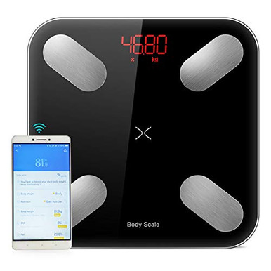 Digital Body Weight Bathroom Scale,Deserthome Bluetooth Smart BMI Scale ...