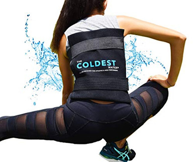 The Coldest Ice Pack Large Flexible Gel Ice Pack and Wrap with Elastic ...