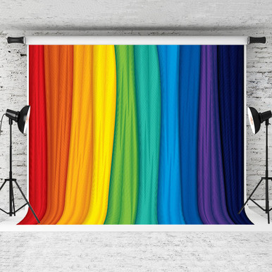 Kate 7x5feet Colorful Rainbow Photo Backdrop Rainbow Colors Background ...