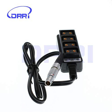 DRRI 3 pin Steadicam Zephyr to 4 Port Female Splitter Hub Power Cable ...