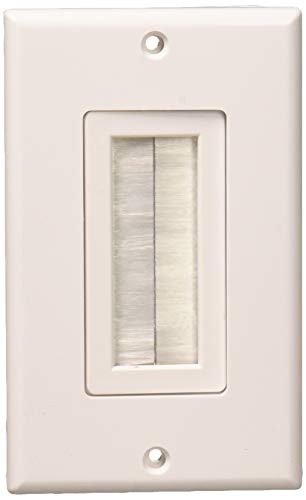 Vanco 120817X Industrial, Single Gang Brush Cable Exit ...